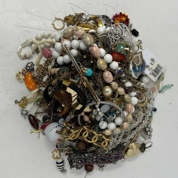 Jewelry | 35 Lbs Craft Broken Junk Jewelry Lot Scrap Repair Repurpose ...